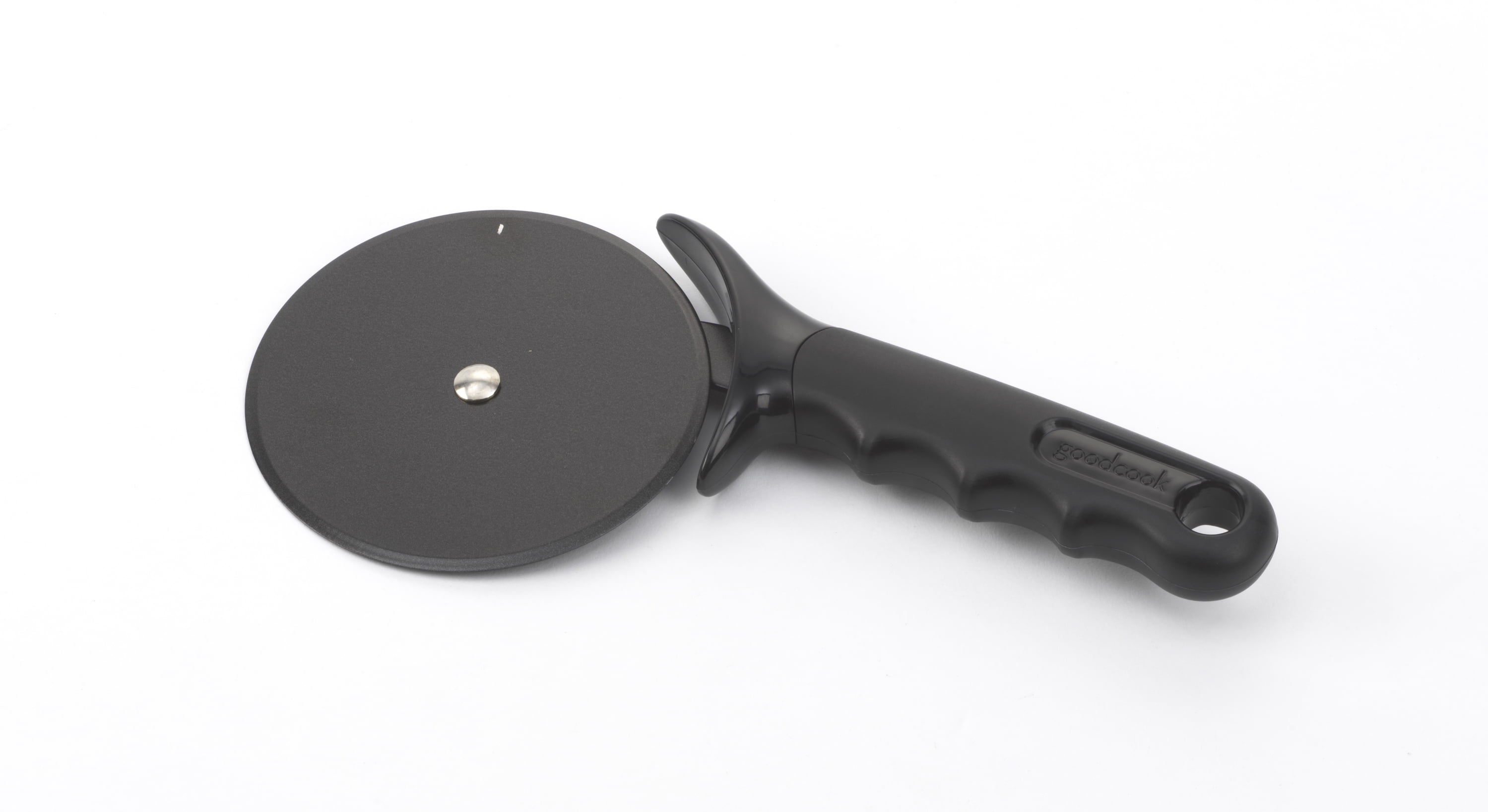 GoodCook Stainless Steel Nonstick Jumbo Rotary Pizza Cutter with Finger ...