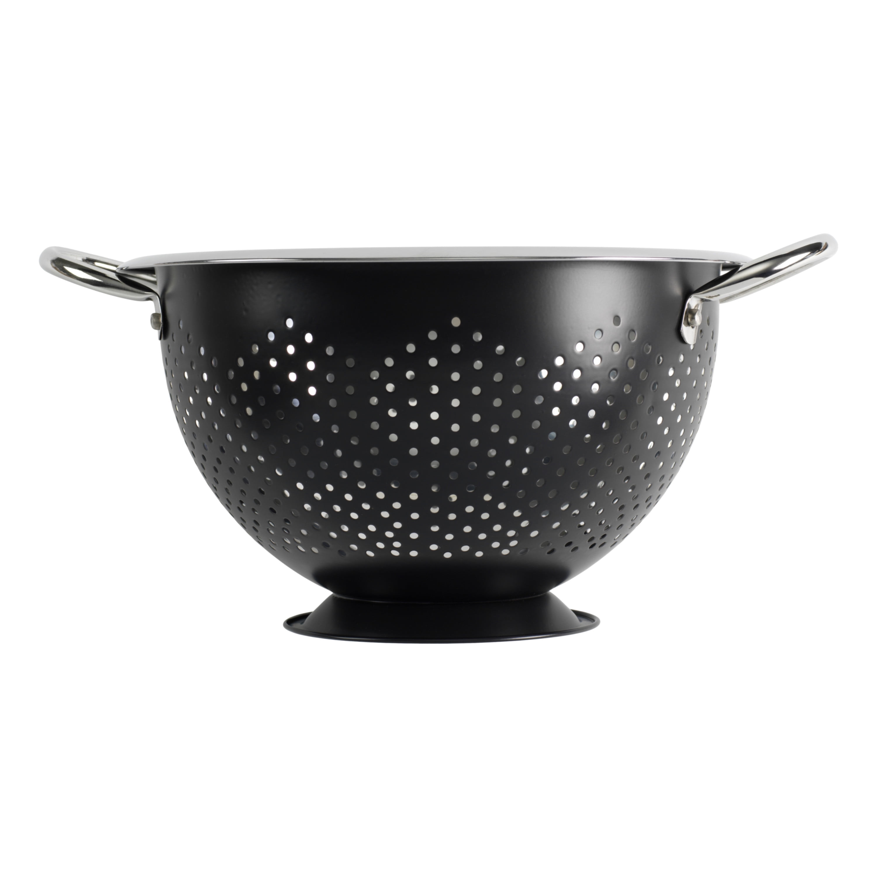Goodcook Gourmet 5Qt Stainless Steel Colander with Handles and Elevated ...