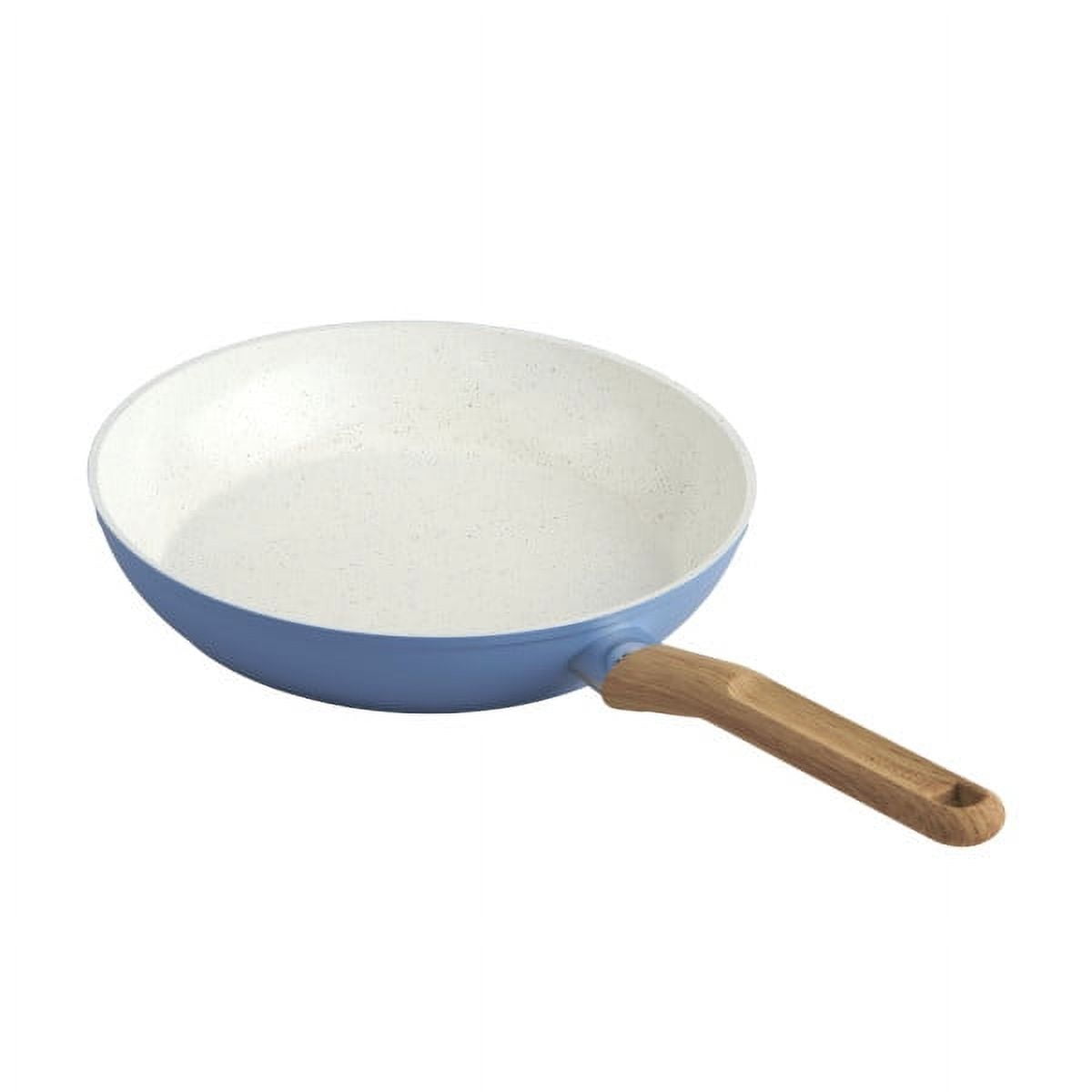 GoodCook Healthy Ceramic Titanium-Infused 10” Fry Pan, Light Blue ...