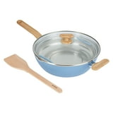 GoodCook Healthy Ceramic Titanium-infused All-in-One Pan with Tempered ...