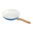 GoodCook Healthy Ceramic Titanium-infused Fry pan, 8 Inch, Light Blue ...
