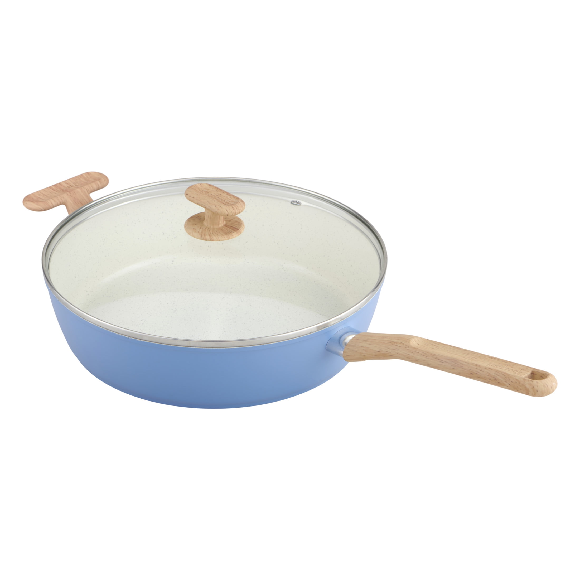 GoodCook Healthy Ceramic Titanium-infused Jumbo Cooker w/ Lid, 11 Inch ...