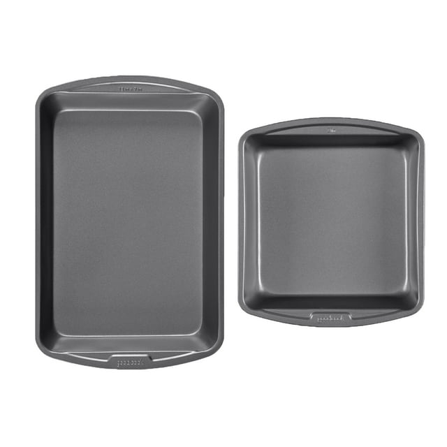 Goodcook Easy Clean Nonstick Bakeware Steel 8 X 8 And 13 X 9