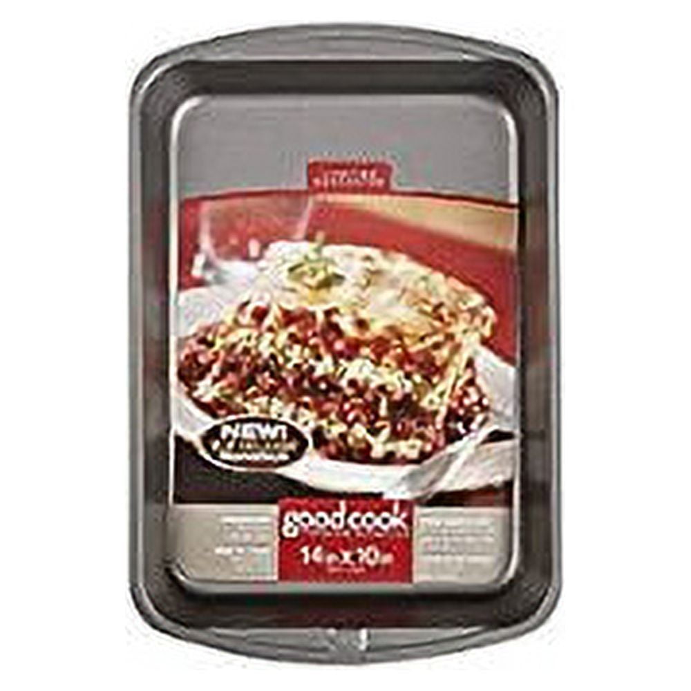 Nonstick Steel Bake & Roast Pan 10" x 14", Gray, Goodcook - Walmart.com