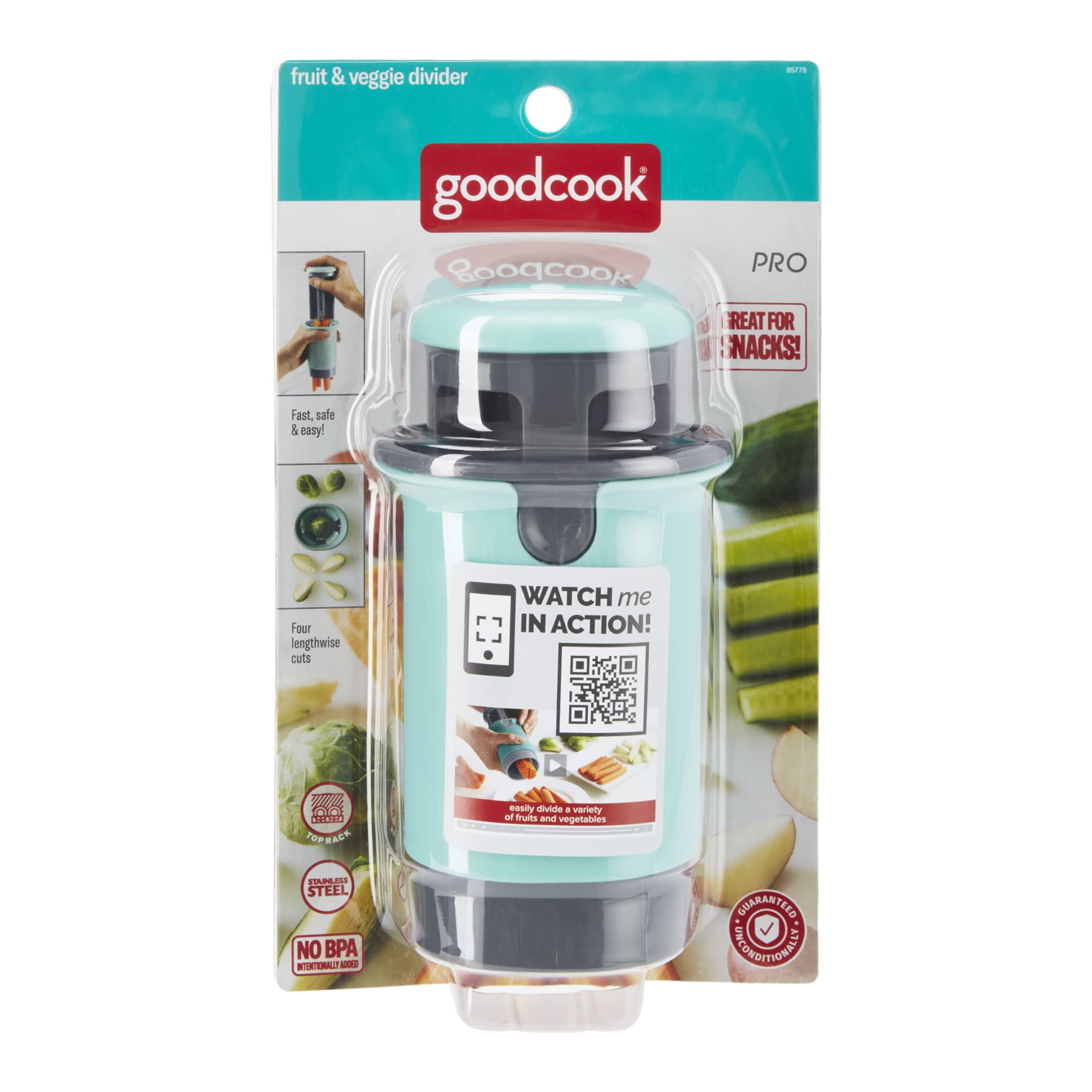 GoodCook PRO Fruit and Vegetable Divider, Quarters Produce for Roasting ...