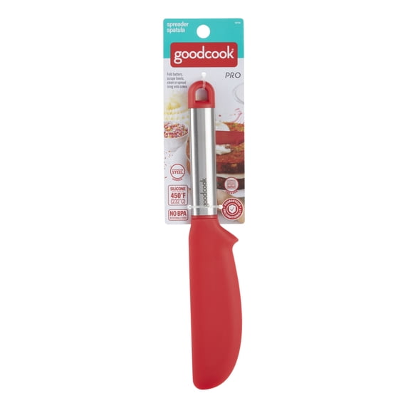 GoodCook Pro Silicone Spatula, Heat-Resistant Spreader, Stainless Steel ...