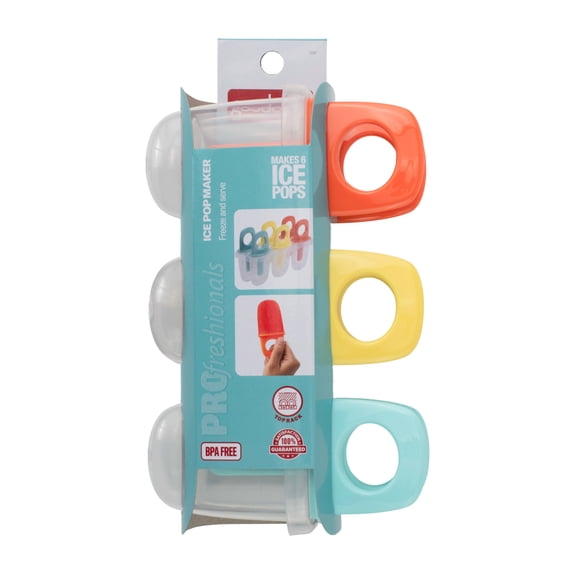 GoodCook ProFreshionals Freeze Popsicle Tray Set, 6 Molds with Sticks ...