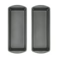 GoodCook Extra Large Nonstick Steel Meatloaf and Bread Loaf Pans Set ...