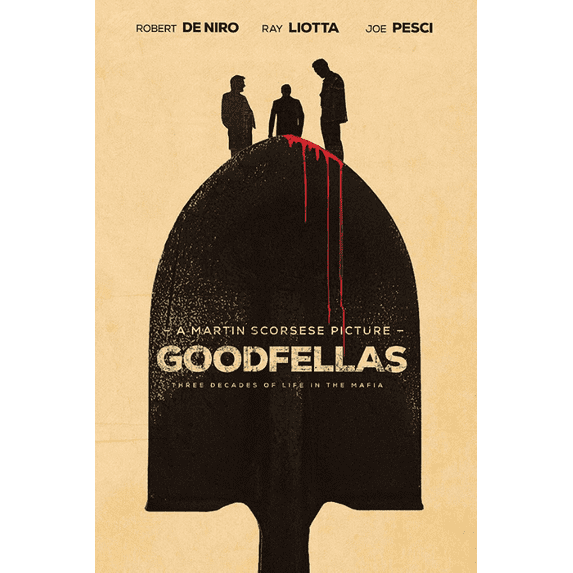 GoodFellas 1990 Poster 24x36 - Martin Scorsese Crime Drama Mafia ...