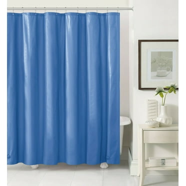 Maytex Water Repellent Microfiber Fabric Shower Curtain or Liner ...