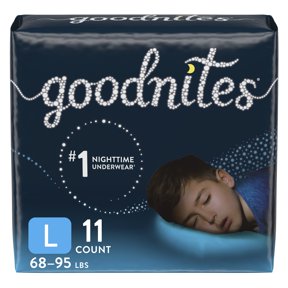 Goodnites Girls' Nighttime Bedwetting Underwear, Size XXL (120-165 lbs ...