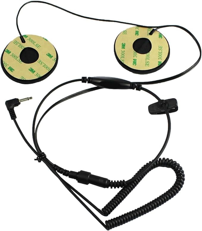 GoodQbuy® 3.5mm-Plug Stereo Motorcycle Helmet Multi Intercom Headsets ...