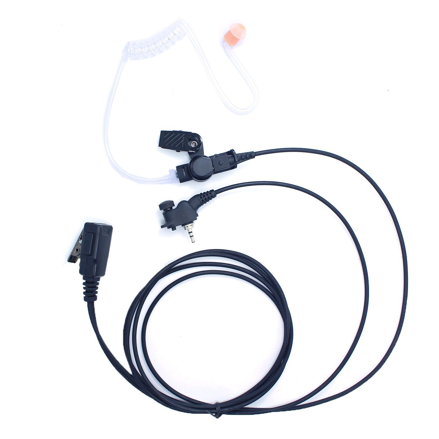 GoodQbuy Covert Acoustic Air Tube Earpiece Headset for Motorola MTH600 ...