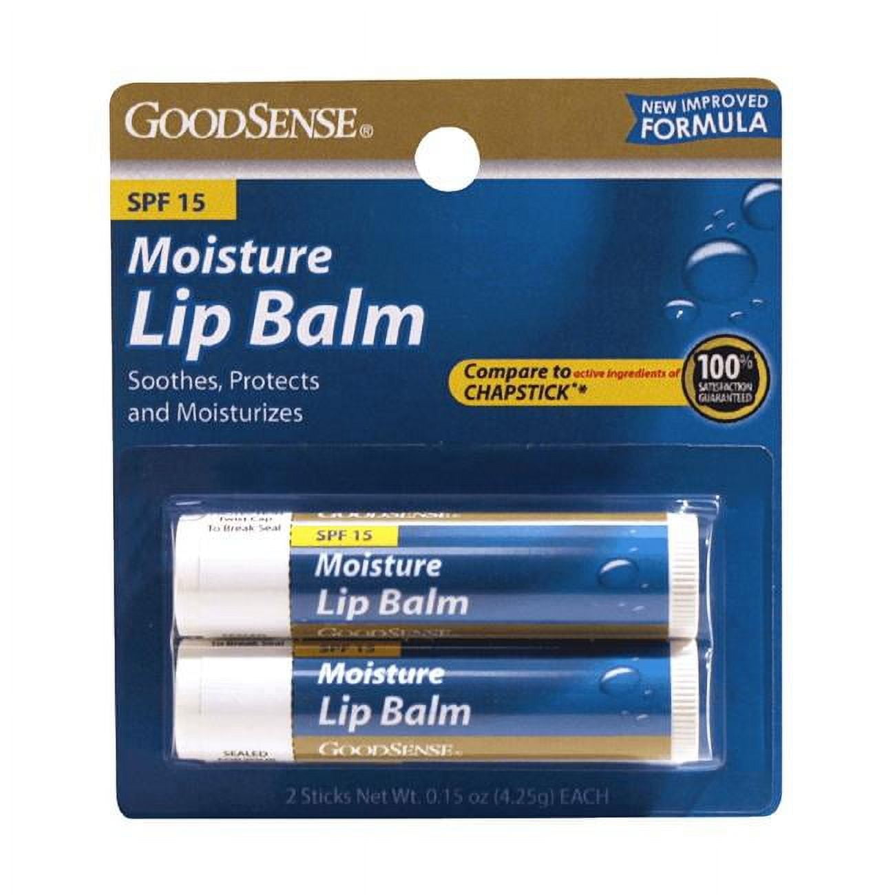 GoodSense GoodSense Moisturizer Lip Balm with SPF Case of 48 - Walmart.com