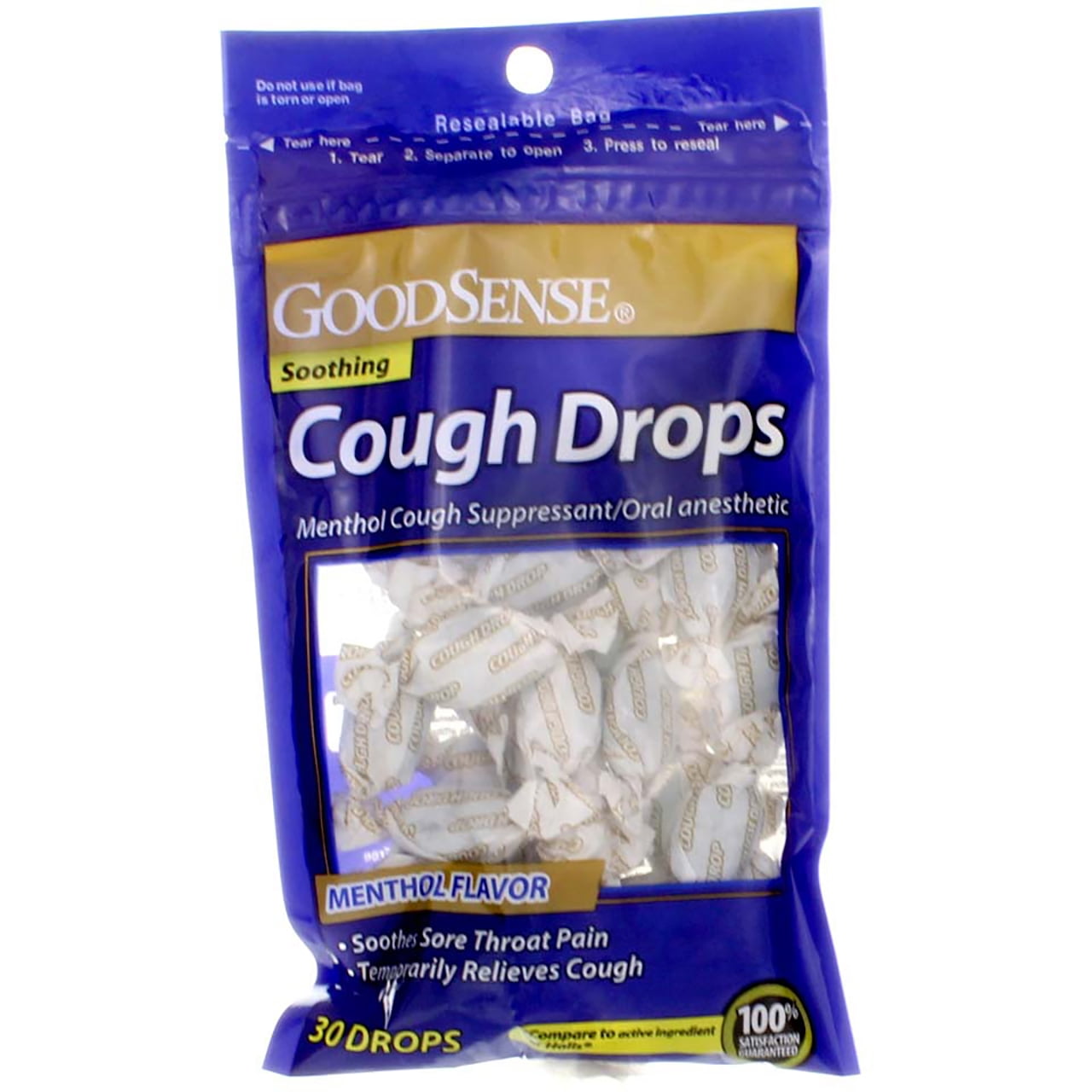 GoodSense® Menthol Cough Drops HSA/FSA Eligible - Walmart.com