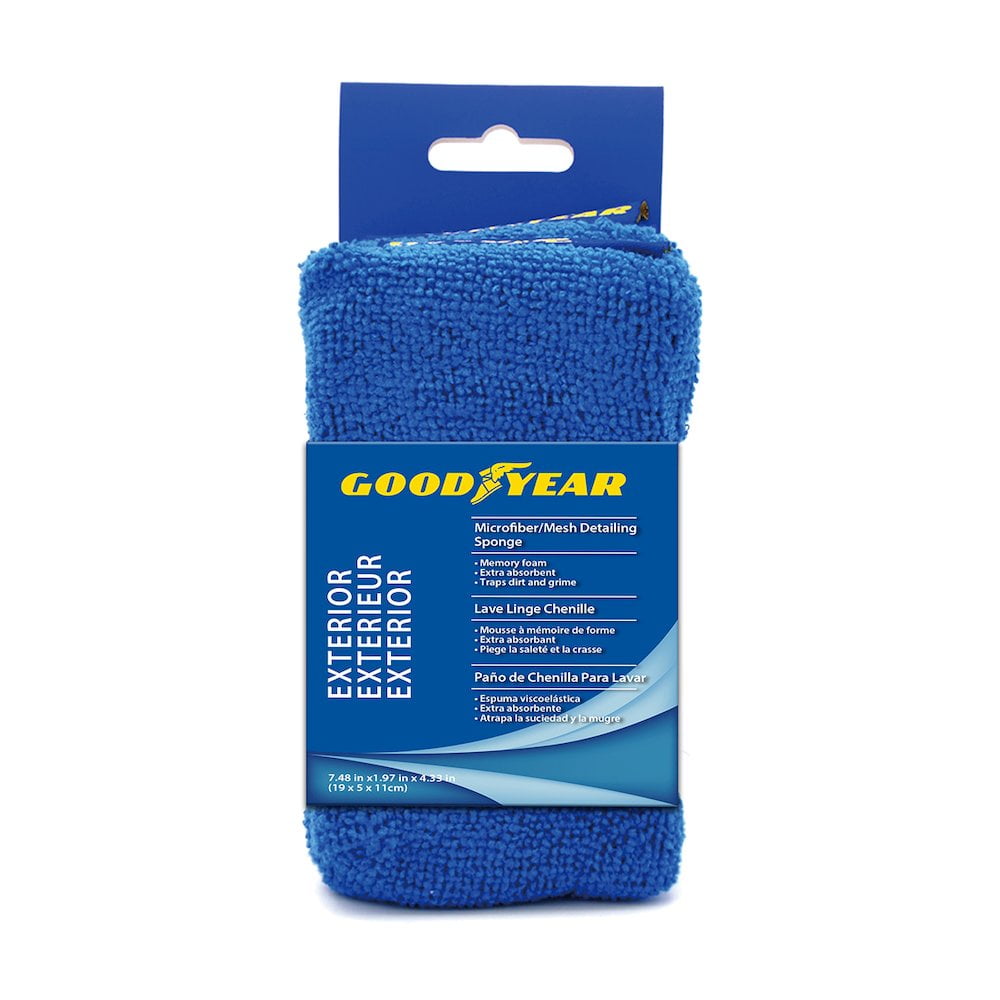 GoodYear Microfiber Mesh Detailing Sponge - Walmart.com