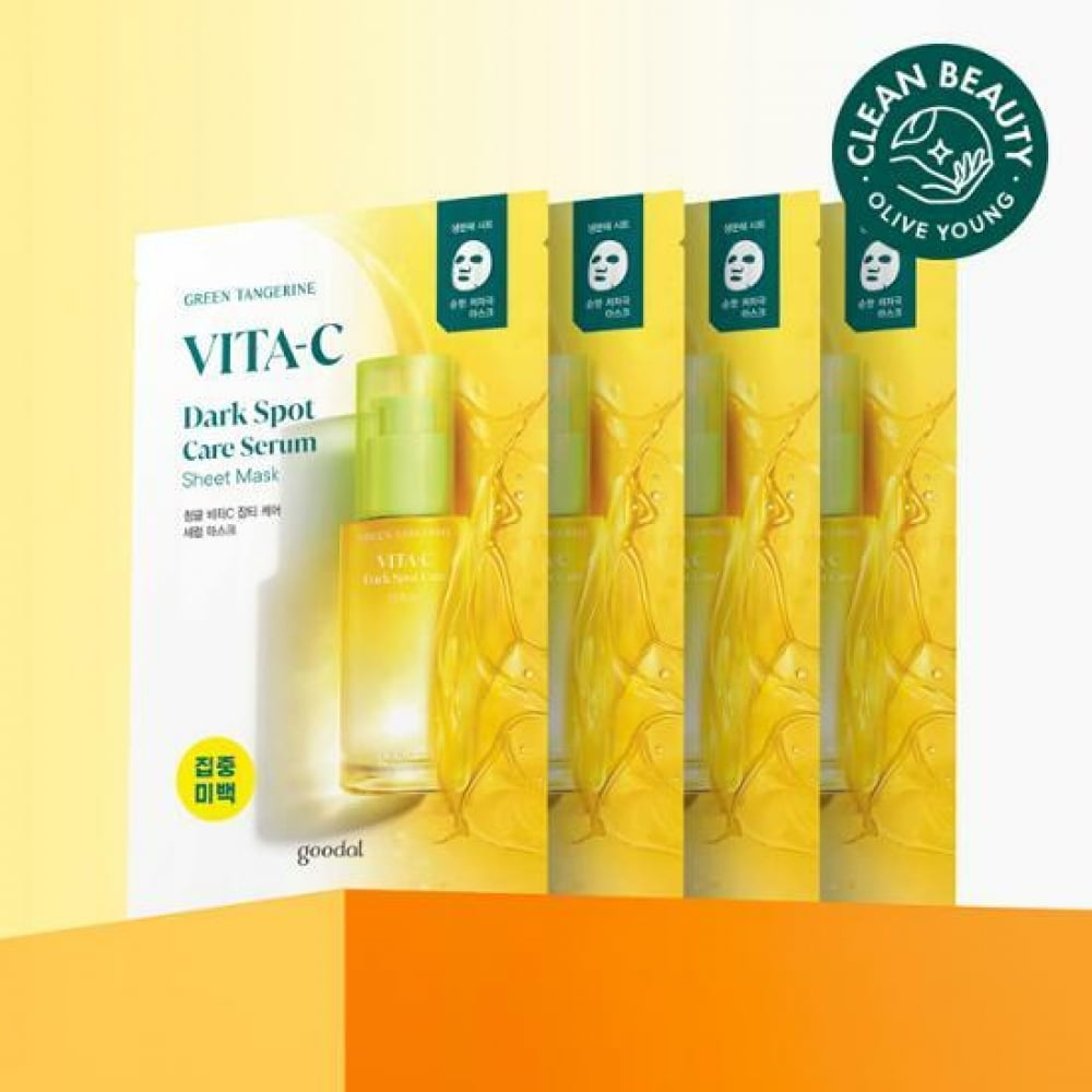 Goodal Goodal Green Tangerine Vita C Blemish Care Serum Mask 4 sheets ...