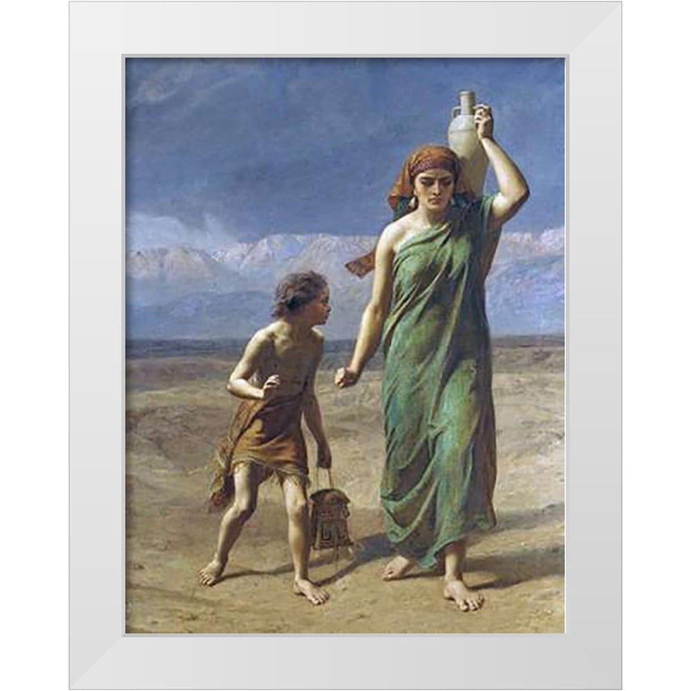 Goodall, Frederick 19x24 White Modern Wood Framed Museum Art Print ...