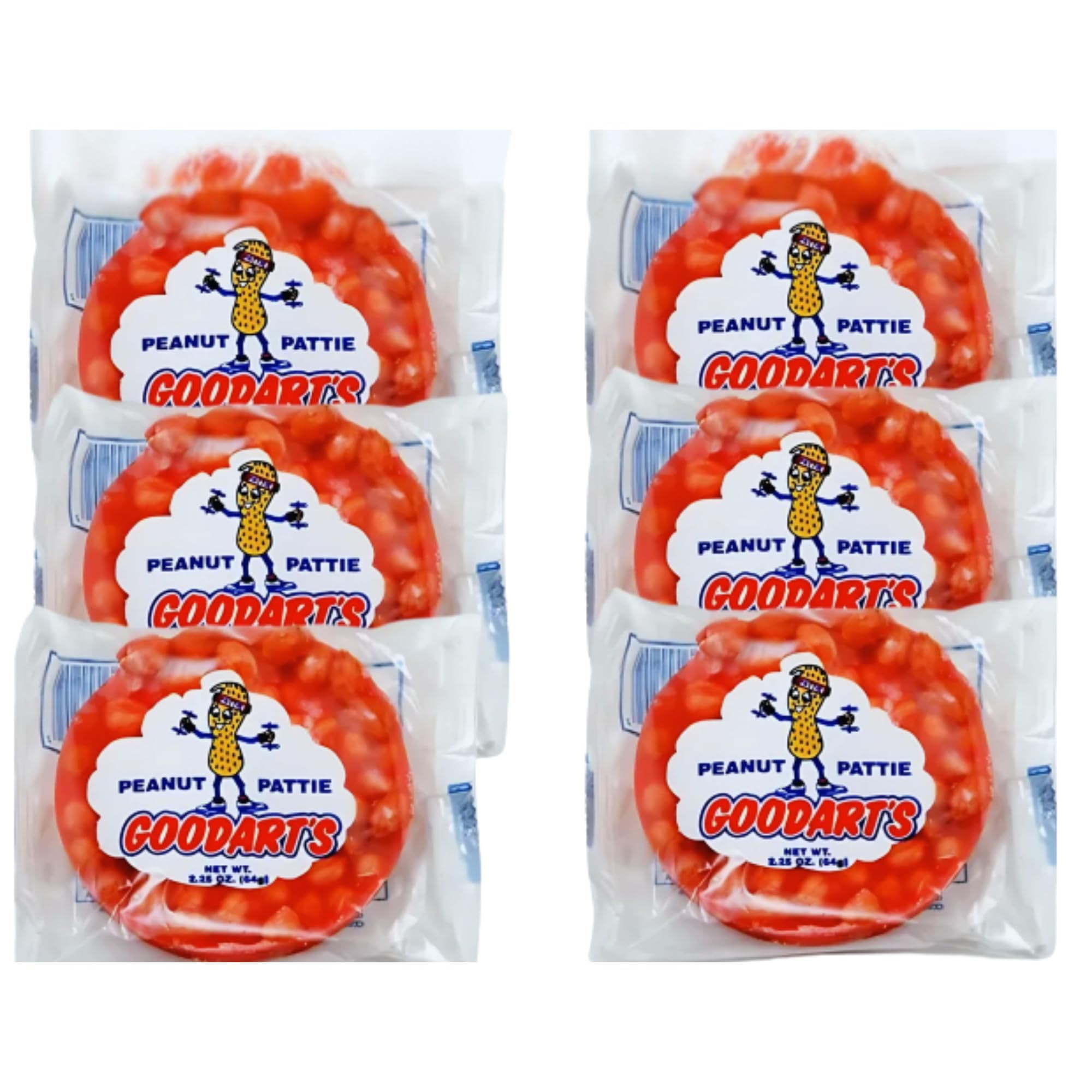 Goodart's 6-Pack Toffee Peanuts SAF21 2.25 Oz - Toffee Nuts, Sweet Nuts ...