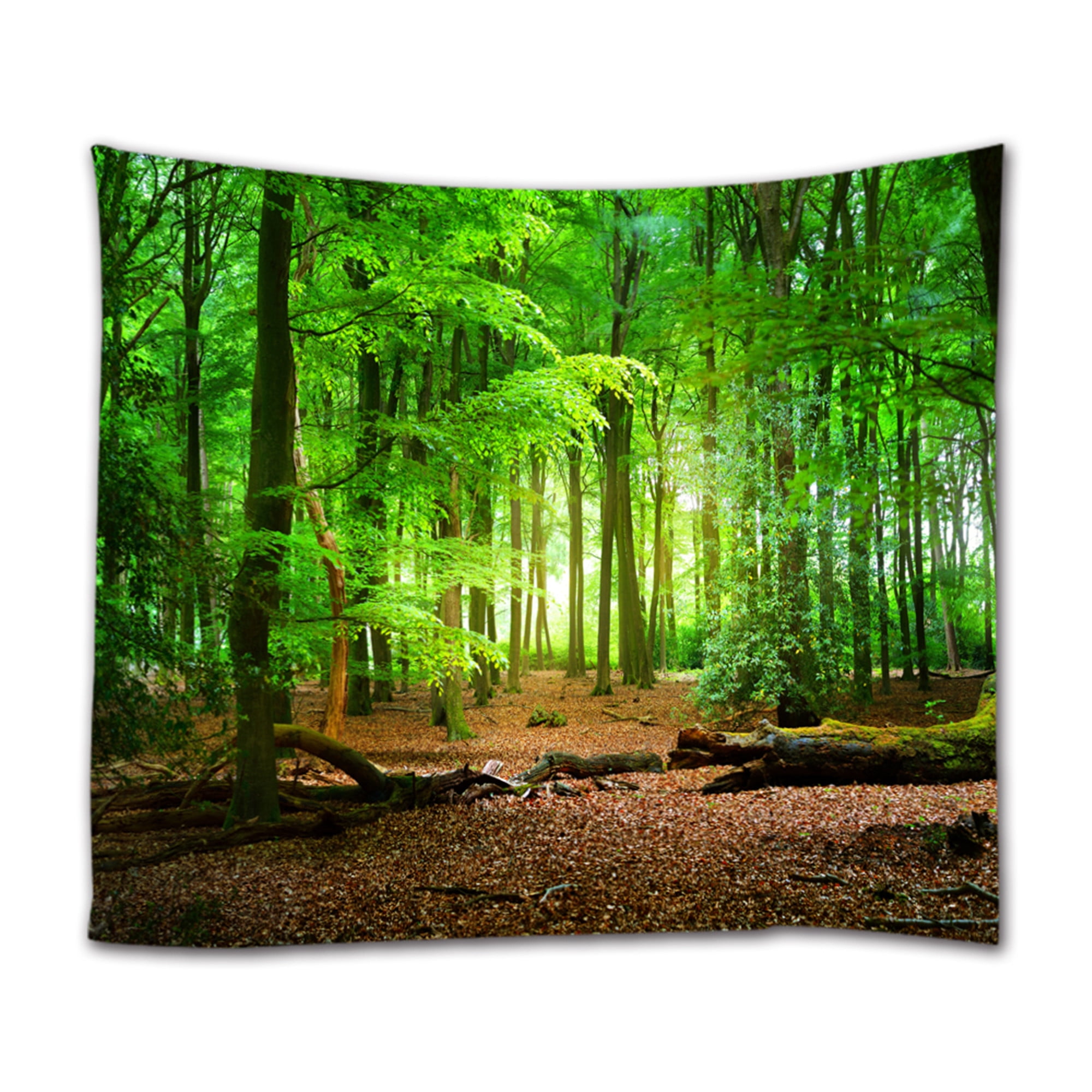 Goodbath Forest Tapestry, Nature Woodland Tree Tapestry Wall Hanging ...
