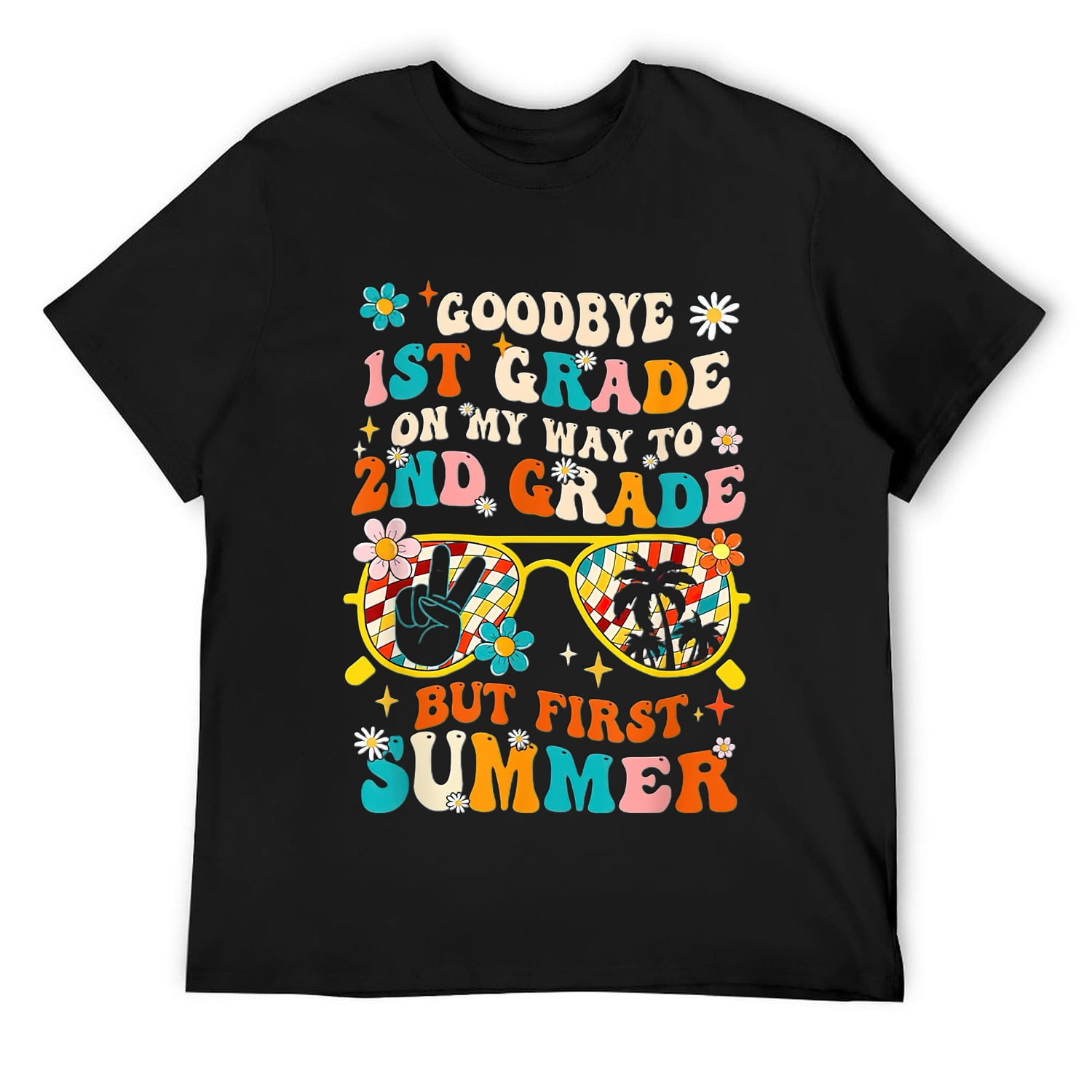 Goodbye 1St Grade Graduation To 2Nd Grade Hello Summer Kids T-Shirt ...