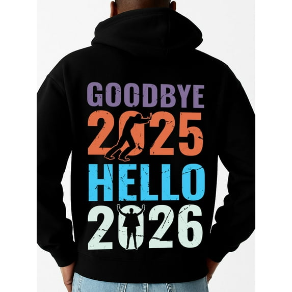 Goodbye 2025, Hello 2026 funny humor Casual Outdoor Jogging & Fitness ...