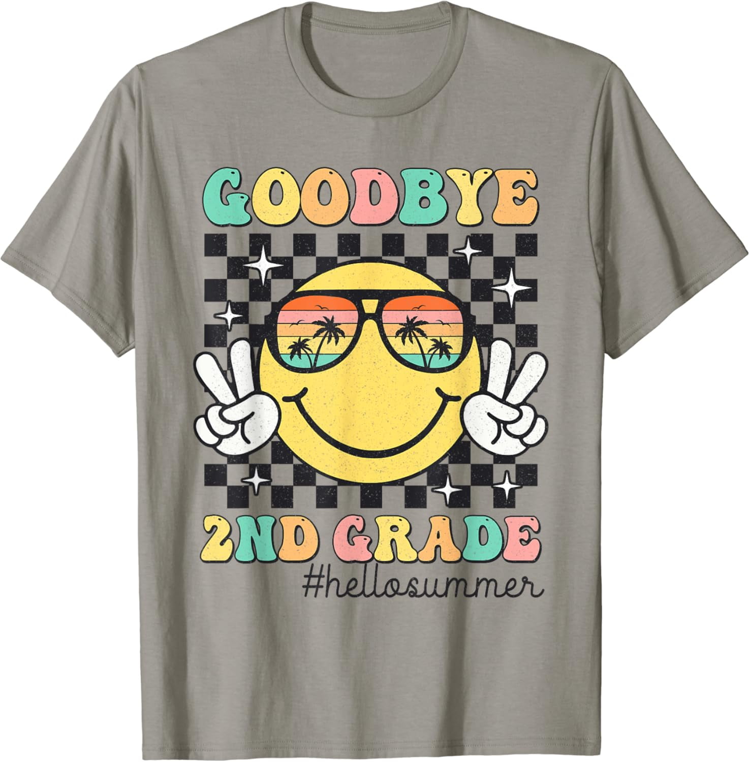 Goodbye 2nd Grade Hello Summer Last Day Of School Student T Shirt