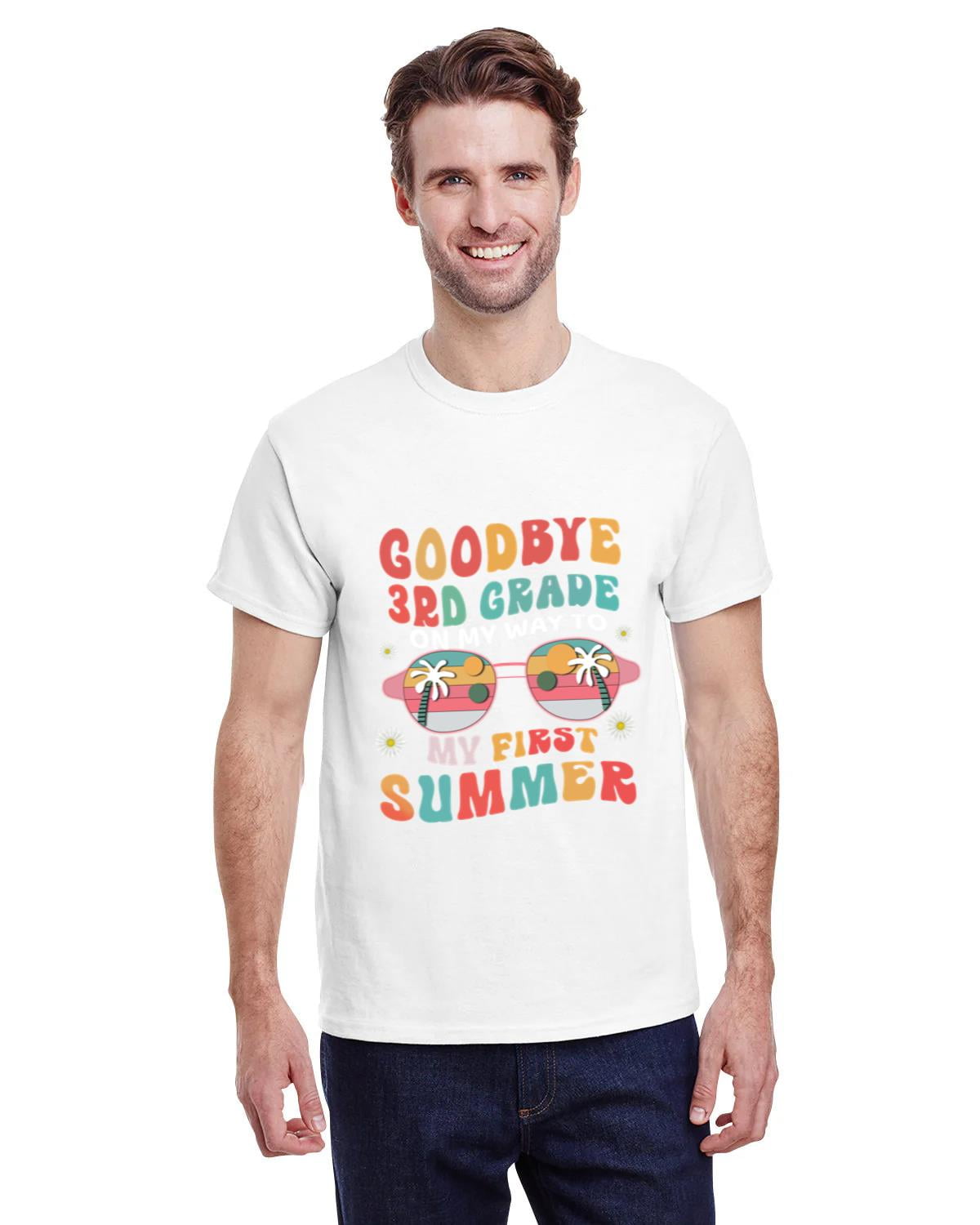 Goodbye 3rd Grade Hello 4th Grade Last Day School Unisex T-Shirt, for ...