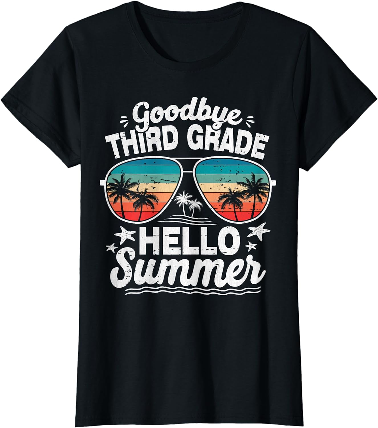 Goodbye 3rd Grade Hello Summer Graduation Last Day Of School T-Shirt ...
