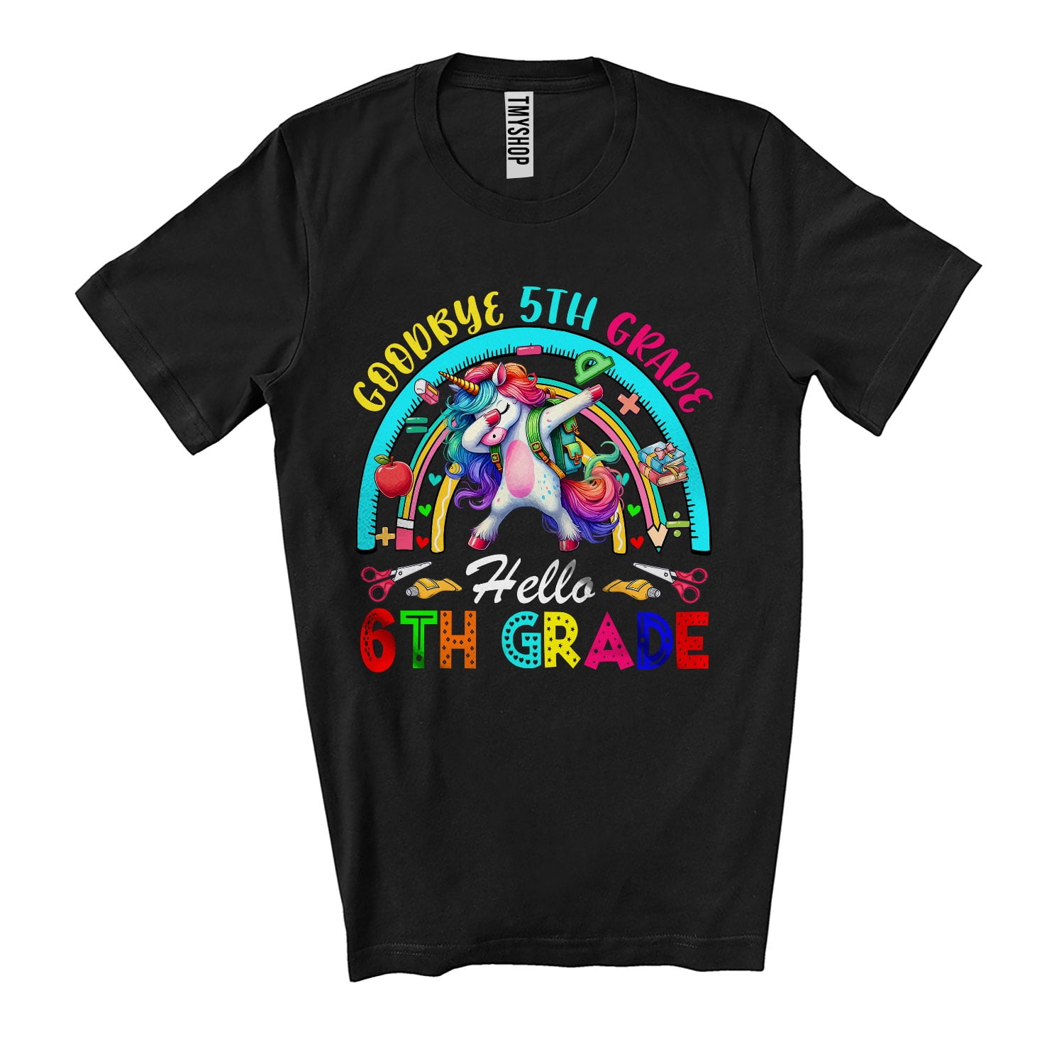 Goodbye 5th Grade Hello 6th Grade; Cheerful Last Day Of School Dabbing ...