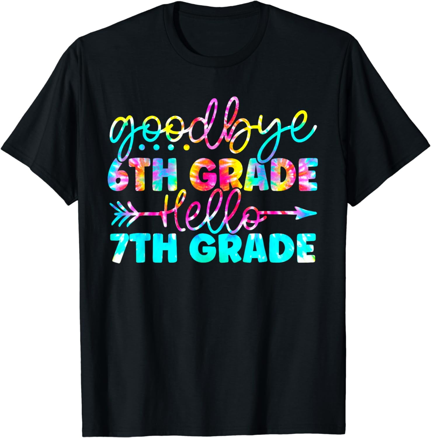 Goodbye 6th grade Hello 7th grade Here I Come Graduation T-Shirt ...