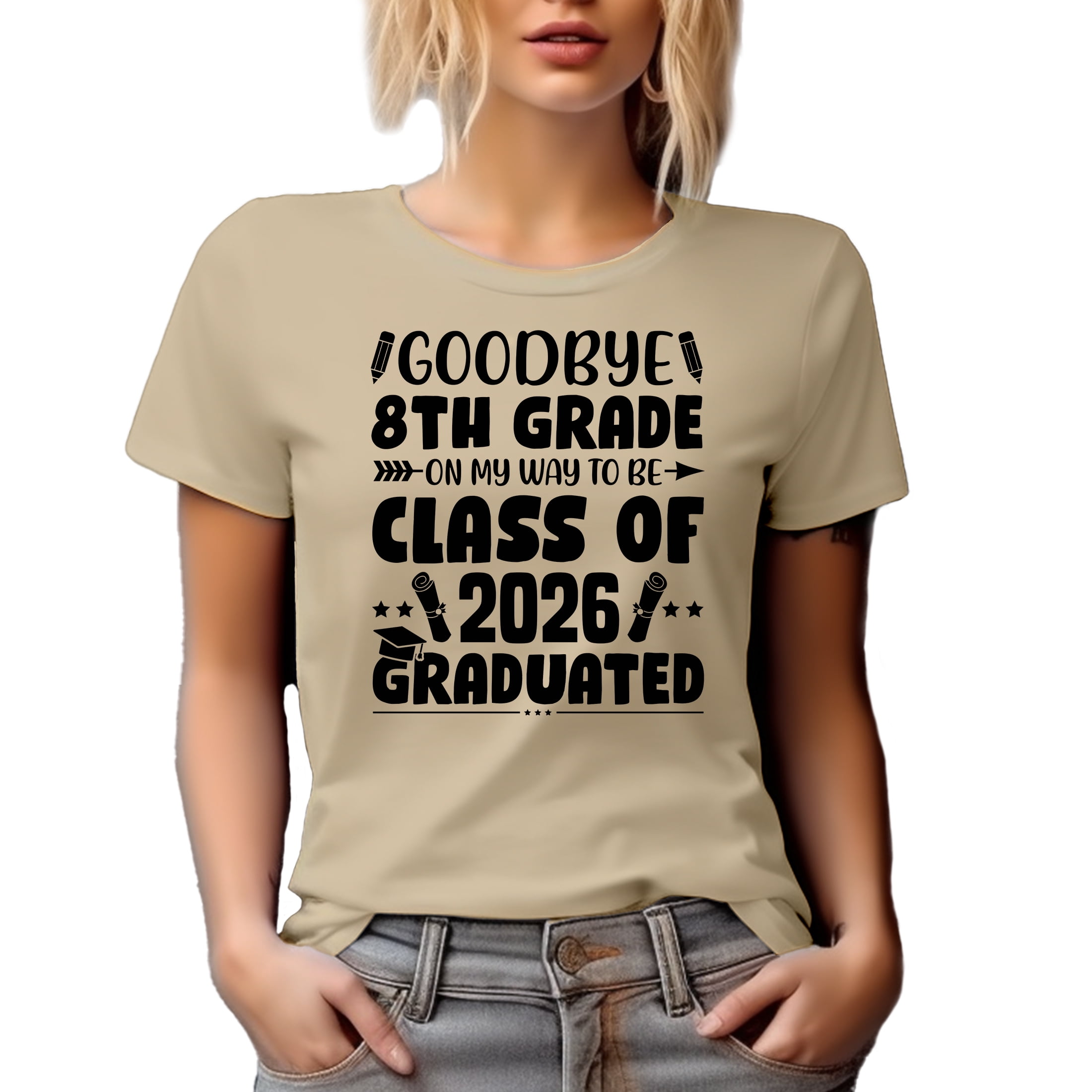 Goodbye 8th Grade on My Way to Be Class of 2026 Graduated, Graduation ...