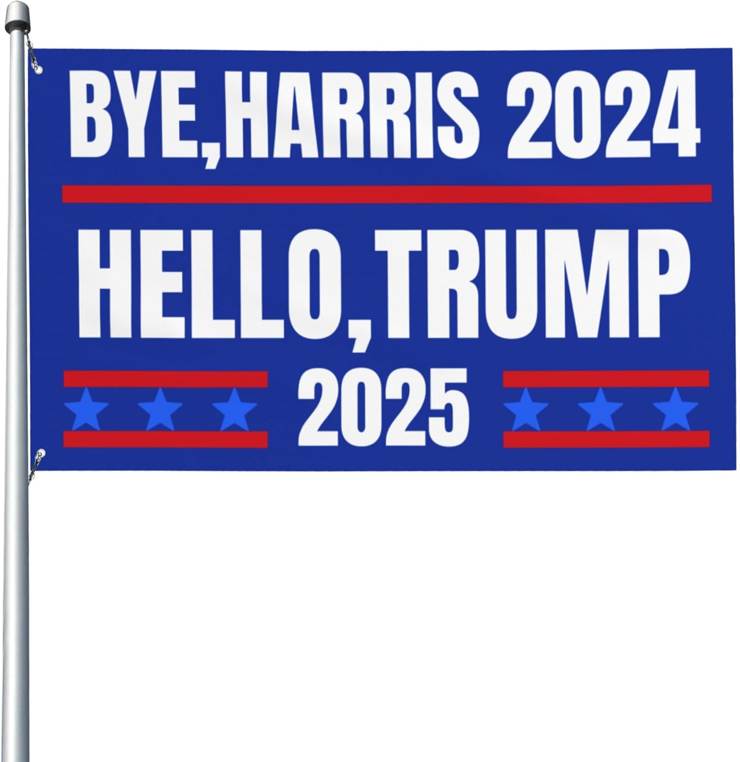 Goodbye Biden Harris 2024 Flag Hello Trump 2025 flag Trump Won 45 47 ...