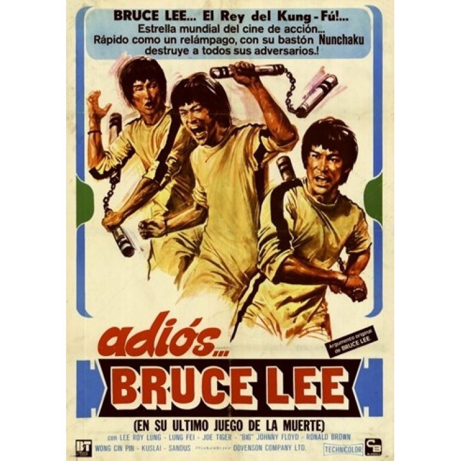 Goodbye Bruce Lee Movie Poster (11 x 17) - Walmart.com