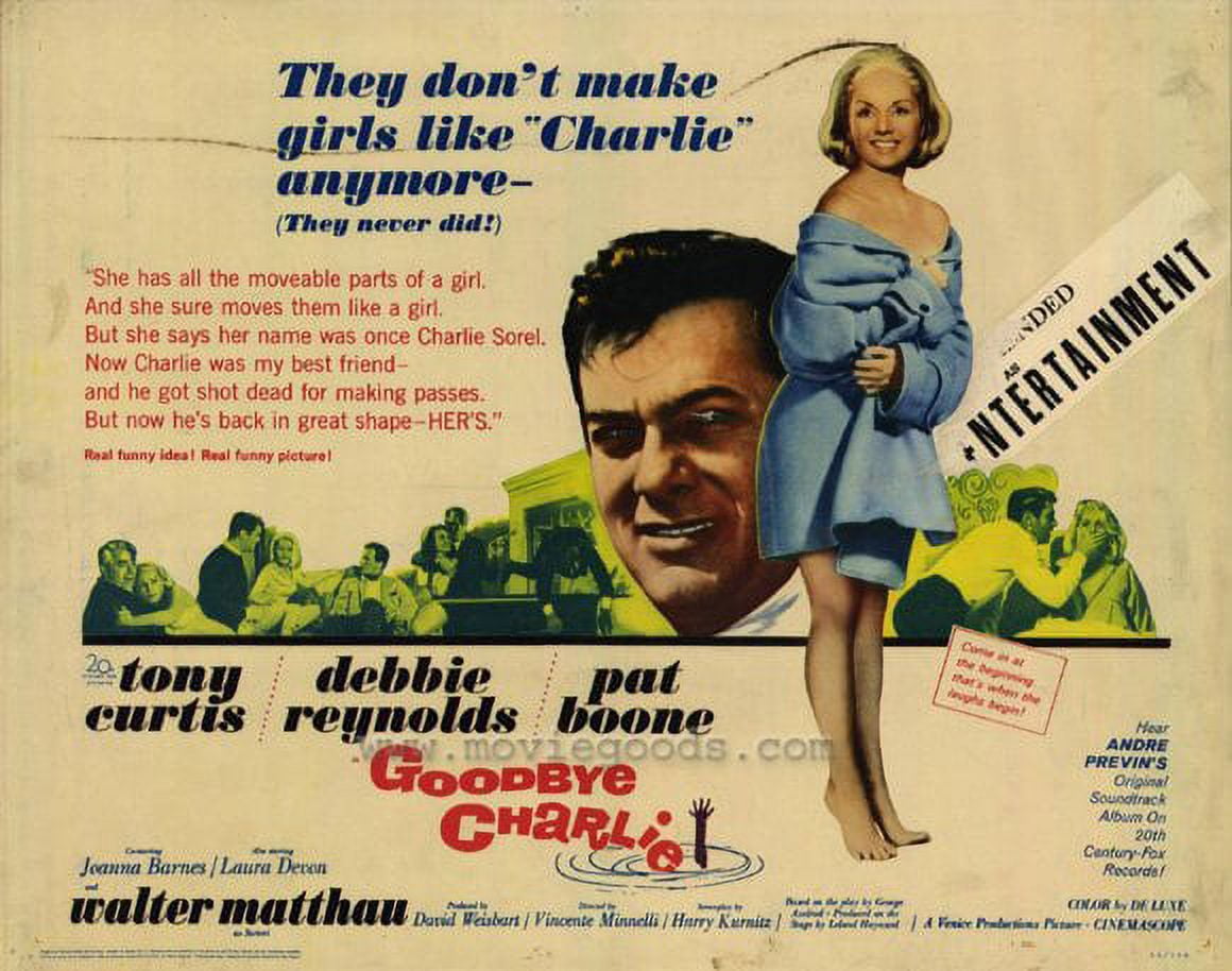 Goodbye Charlie - movie POSTER (Style A) (11" x 14") (1964) - Walmart.com