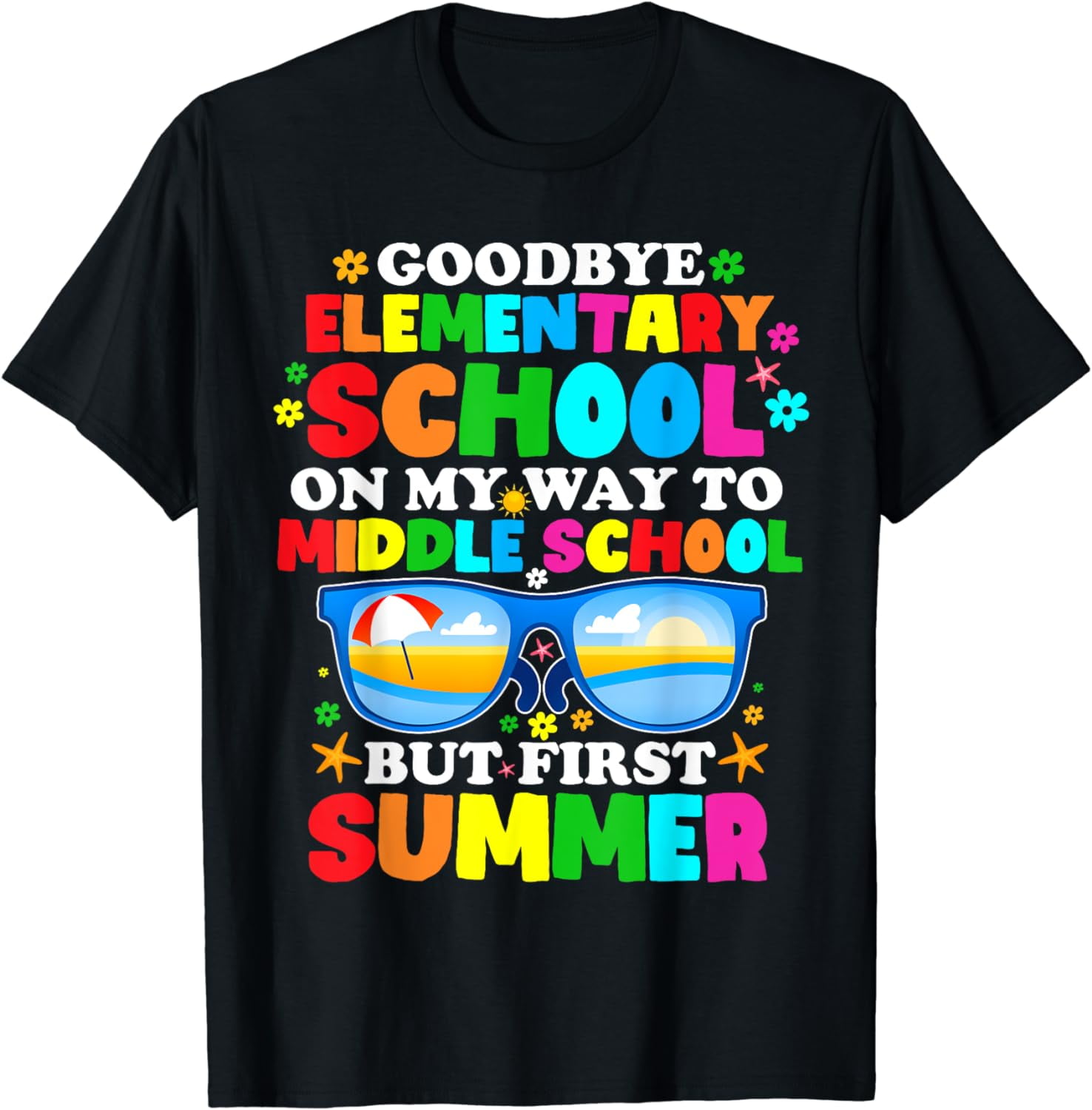 Goodbye Elementary School Graduation To Middle School T-Shirt - Walmart.com