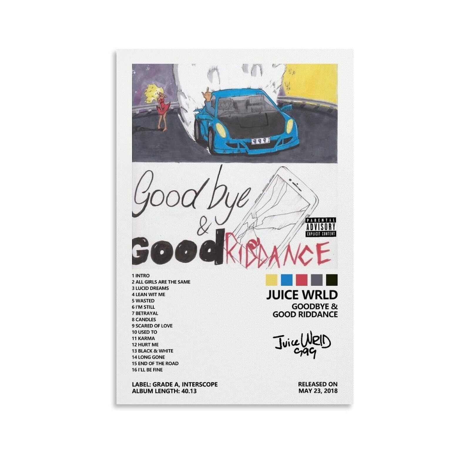 Goodbye & Good Riddance Album Cover Poster for Bedroom Aesthetic Canvas ...