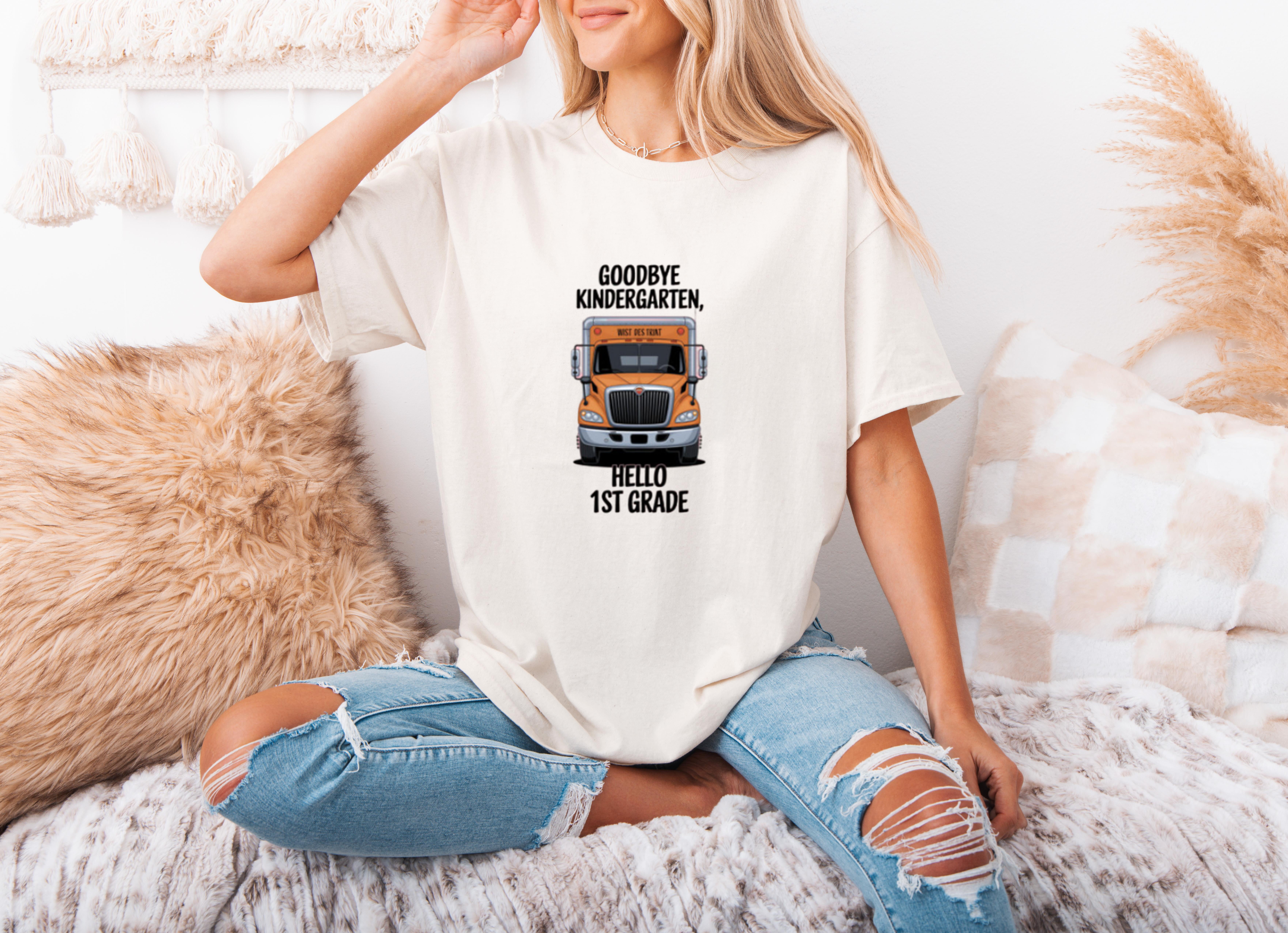 Goodbye Kindergarten Hello 1st Grade Back To School Unisex T-Shirt, up ...