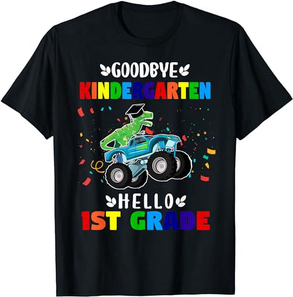 Goodbye Kindergarten Hello First Grade Graduation Boy T-Shirt - Walmart.com