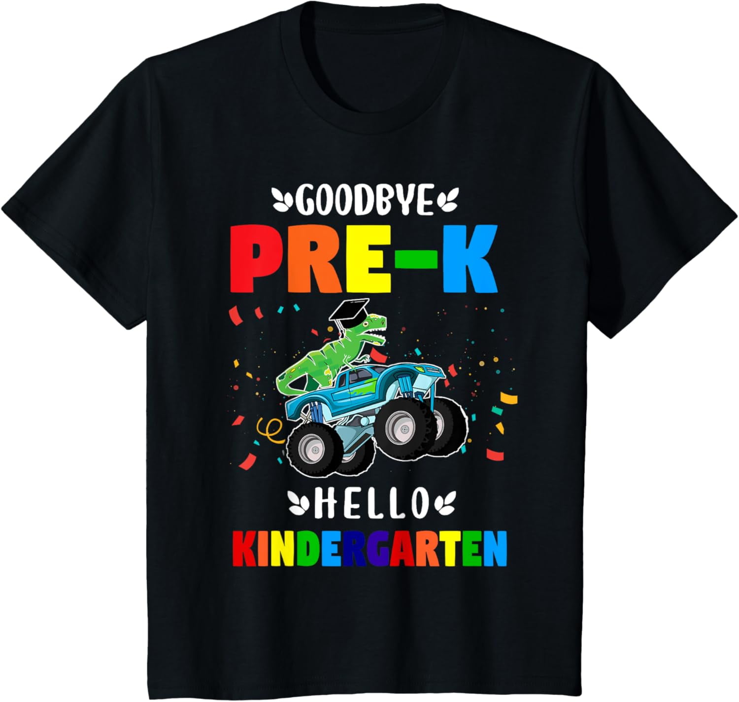 Goodbye Pre-K Hello Kindergarten Graduation T-Shirt Tops Tee - Walmart.com