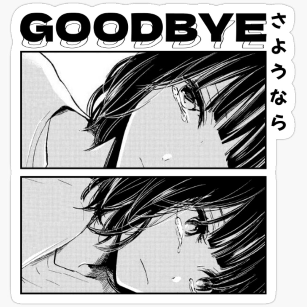 Goodbye Sticker Phone Decal Water Bottle Stickers Car Decals, Laptop ...