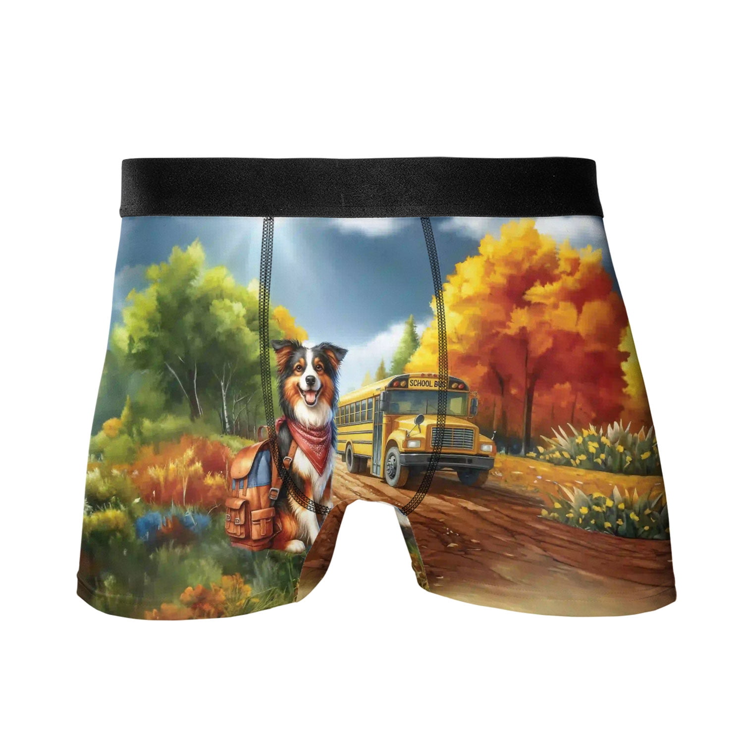 Goodbye Summer Border Collie Hello Fall Time for School All Over Print ...