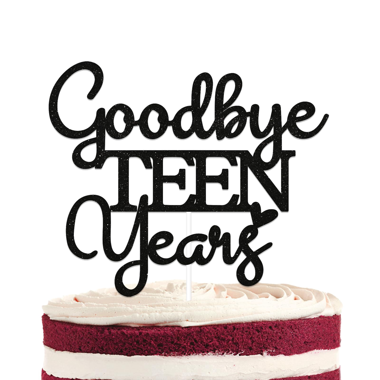 Goodbye Teen Years FEV6 Cake Topper, Kissing My Teens Goodbye Cake ...