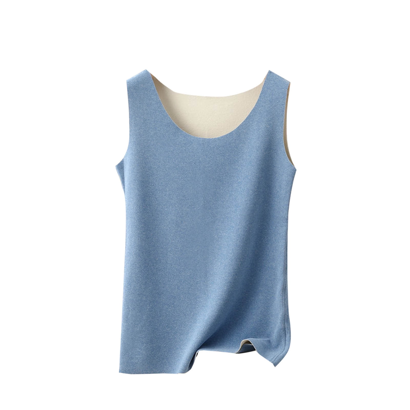 Thermal Sleeveless Underwear Women Warm Base Layer Camisole Fleece ...