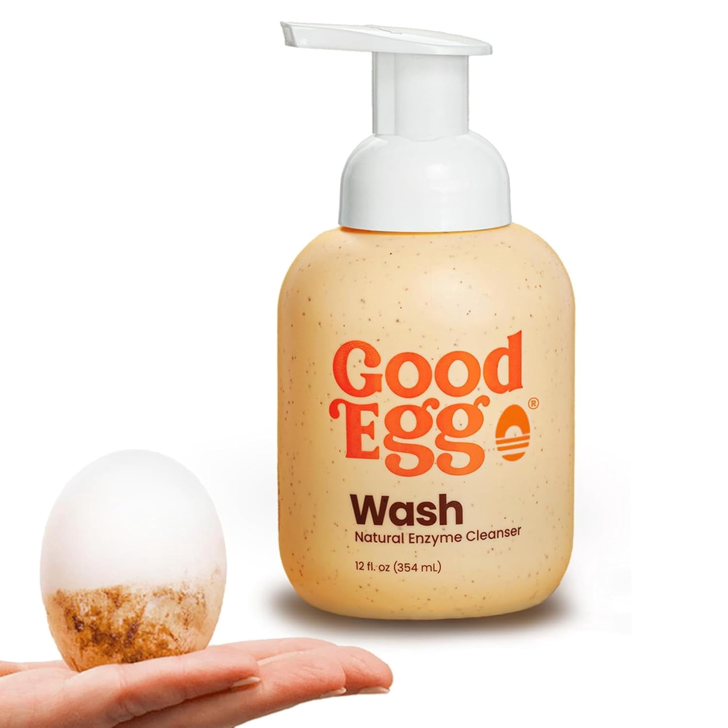 GoodEgg Organic Egg Cleaner Food-Grade Non-Toxic Egg Wash with Foaming ...