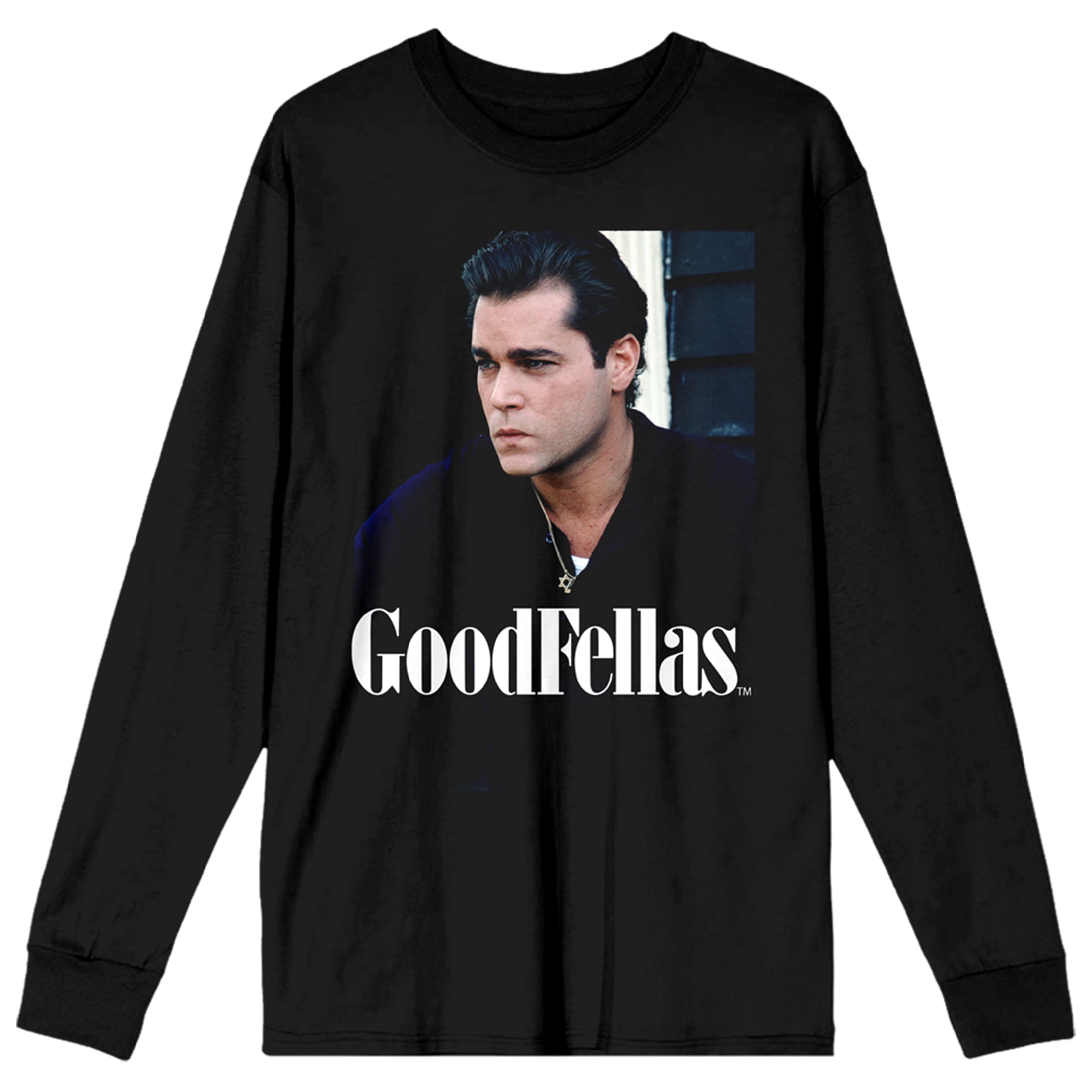 Goodfellas Henry Hill Character and Title Logo Women's Black Long ...
