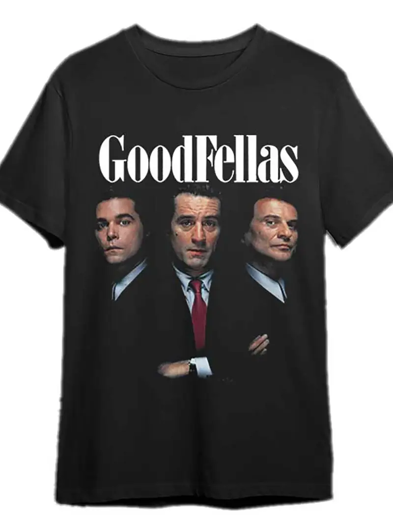 Goodfellas Mafia Our Career Movie T-shirt PD-60 Fun Men's Short Sleeve Graphic T-shirt Series ...