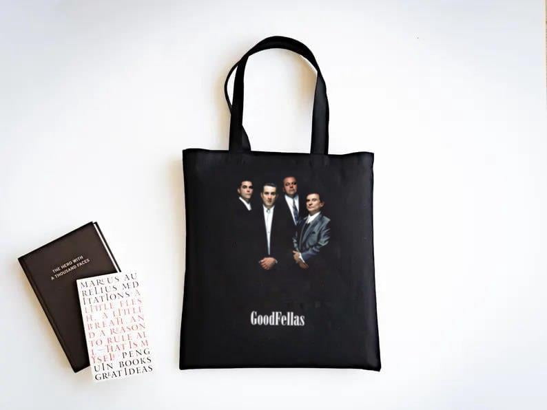 Goodfellas Martin Scorsese Movie De Niro Liotta Pesci Mafia, Tote Bag ...
