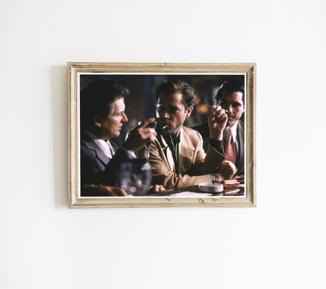 Goodfellas, Martin Scorsese, Movie Wall Art, Retro Wall Art, Goodfellas ...