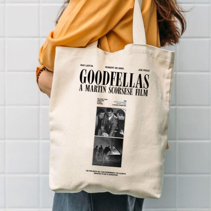 Goodfellas Movie Bag, Retro Goodfellas Overd Graphic Heavyweight Tote ...